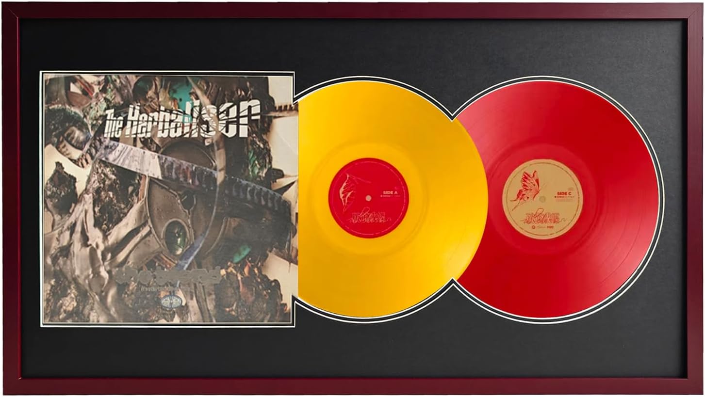 Record Frame Display 12-inch Double LP, Vinyl Frames Vinyl Record Wall ...