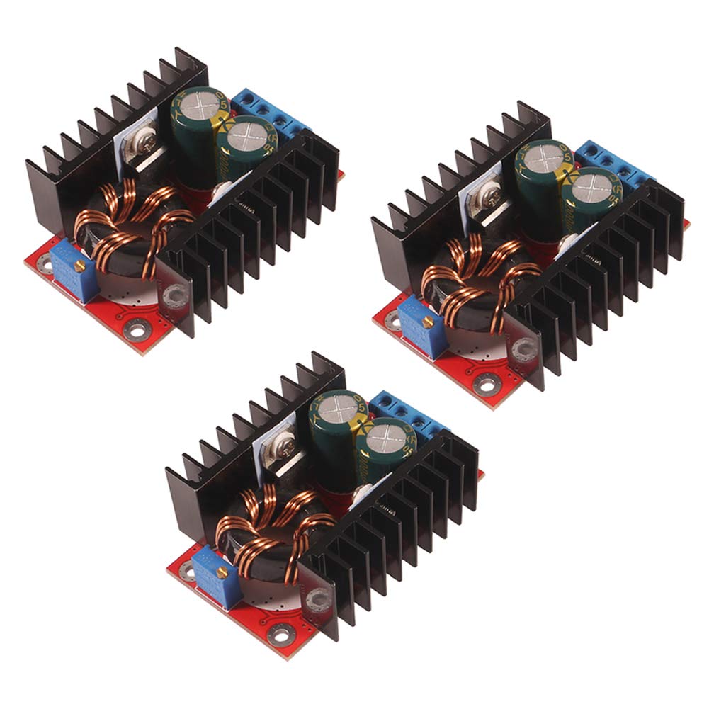 Buy AITRIP 3PCS 150W Voltage Adjustable 6A DC Boost Converter DC-DC 10 ...