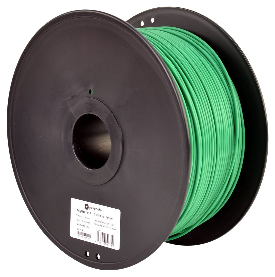 LulzBot PolyLite 3D Printer Filament, PLA, 2.85 mm, 3 kg Reel, True ...