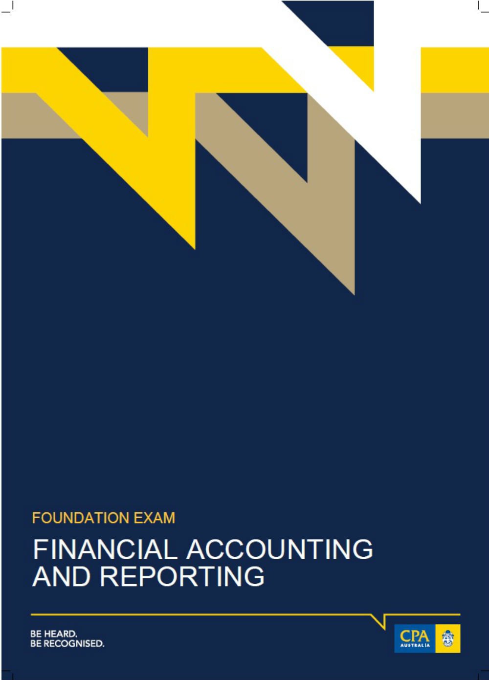 Amazon.com: CPA Australia - Financial Accounting and Reporting - Study ...