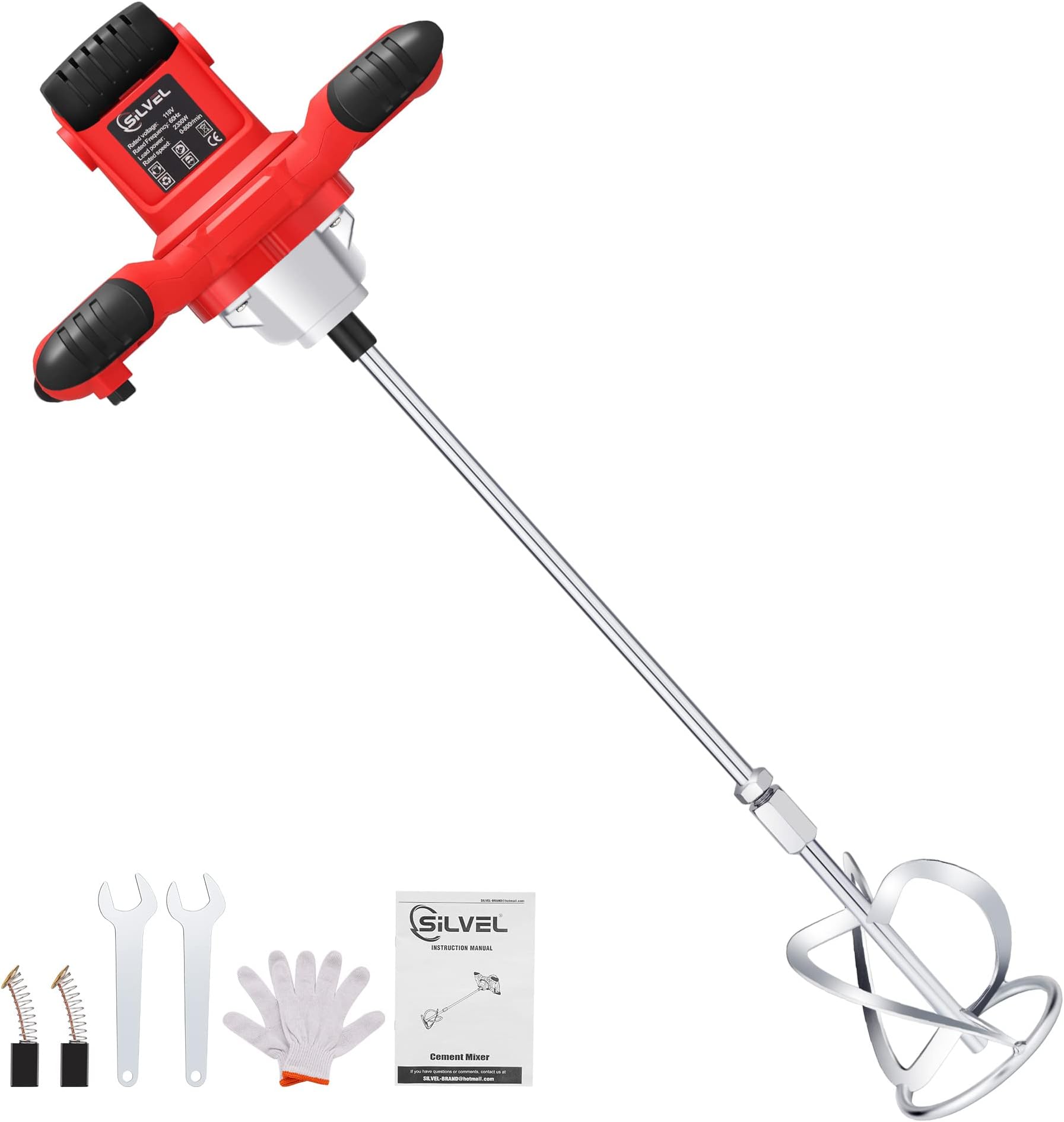 Amazon.com: SDS Spiral Mixing Paddle Paint and Mud Mixer Mixer Whisk ...