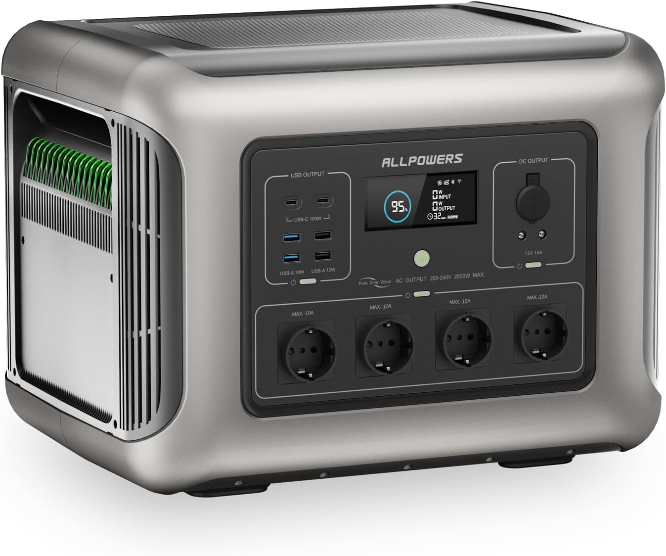 ALLPOWERS R2500 Tragbare Powerstation 2016Wh, LFP-Batterie mit 3500 ...