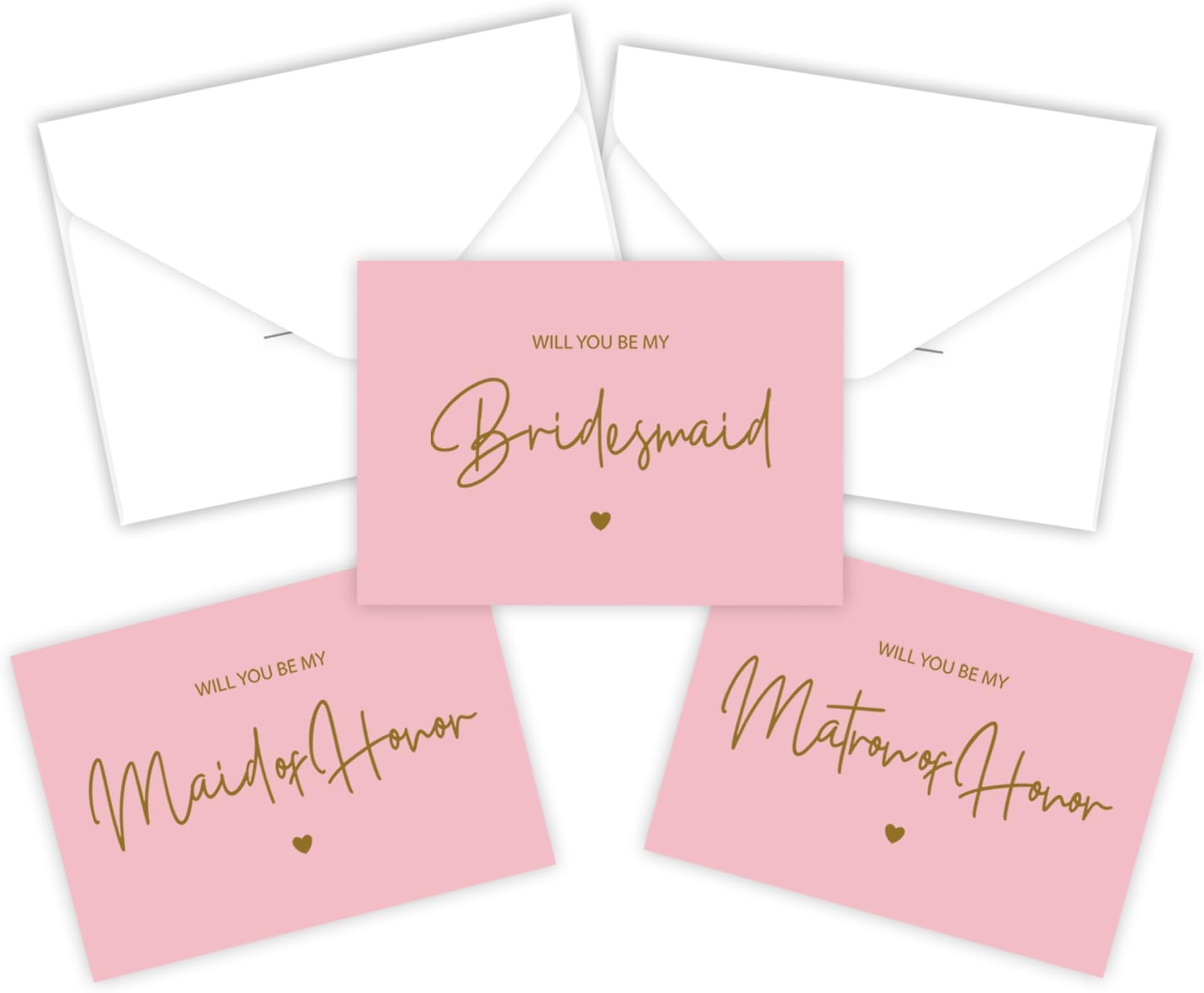 Amazon.com : GroomBrideGifts 10 Packs Will You Be My Bridesmaid Card ...
