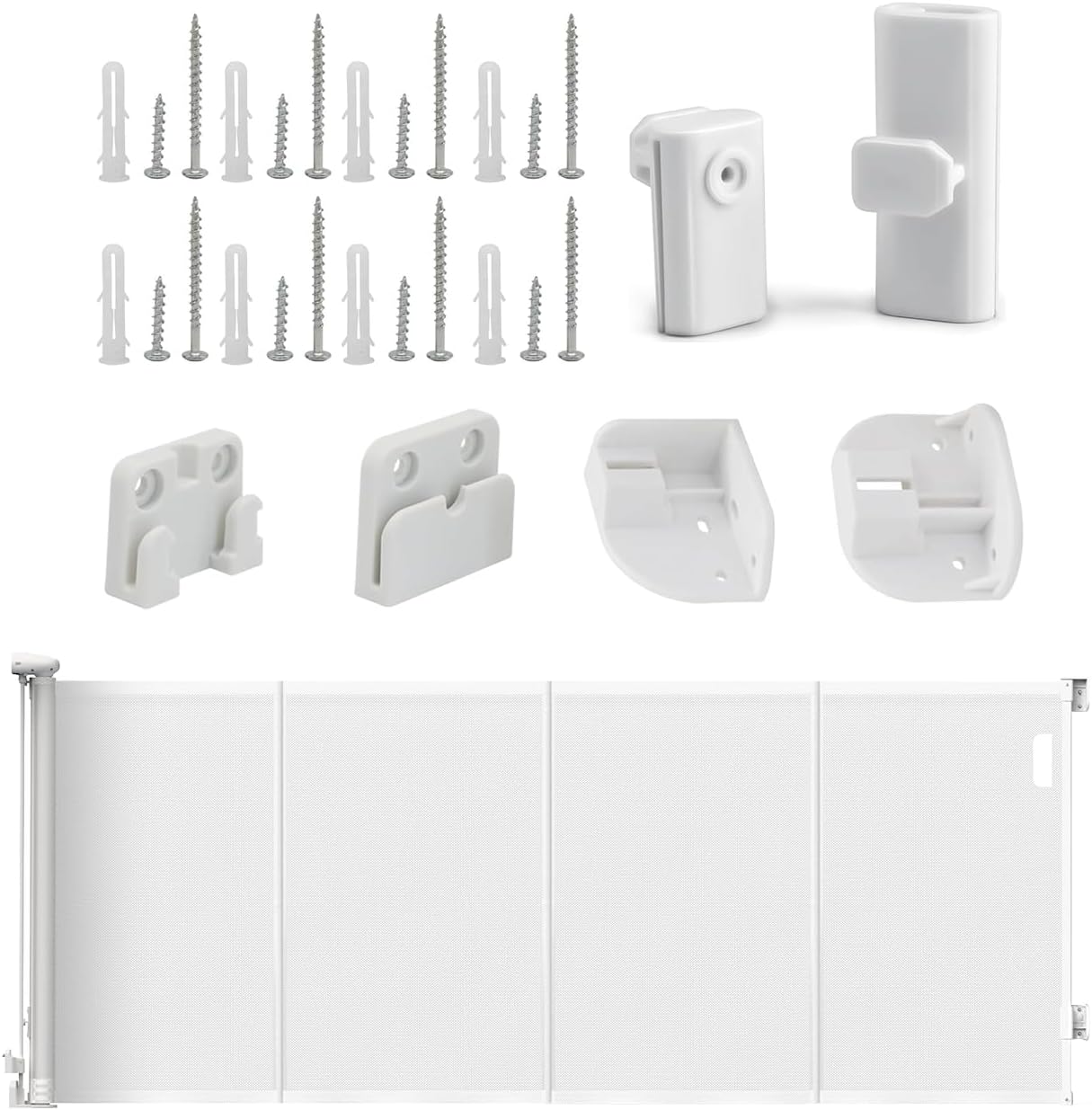 Amazon.com: Momssy 42'' Tall 100'' Extra Wide Upgraded Retractable Baby ...