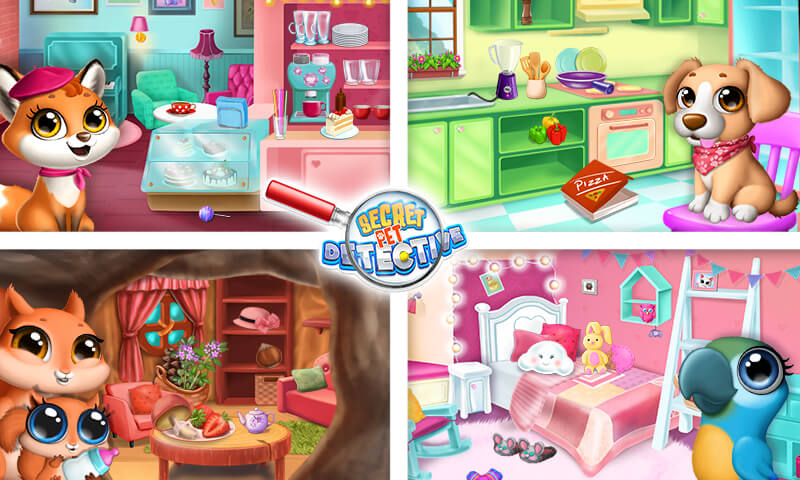 Secret Pet Detective - Hidden Object Games in Virtual Animal City ...
