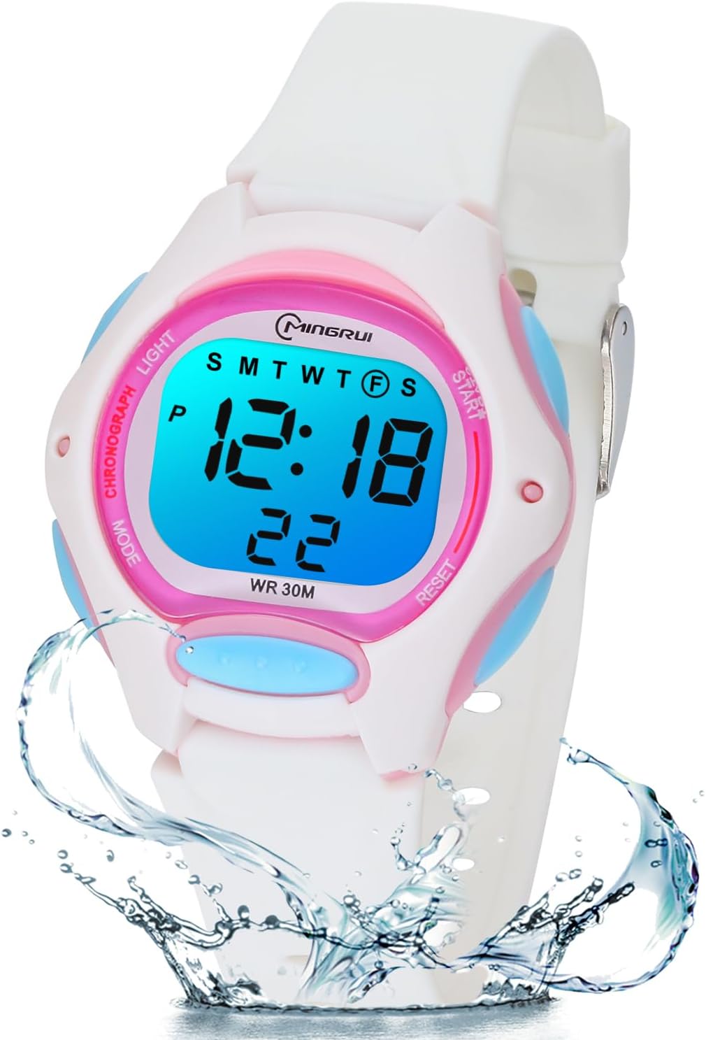 Edillas Kids Watches Digital Boys Girls,7 Colors Waterproof Watches for ...