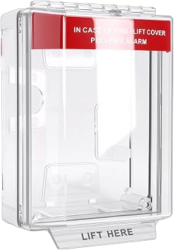 Amazon.com : Luocute Fire Alarm Pull Station Cover, Manual Call Point ...