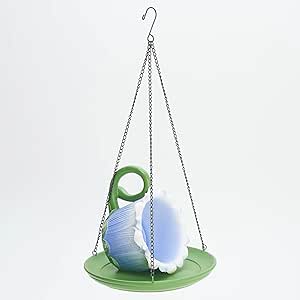 Amazon.com : Evergreen Resin Teacup Birdfeeder, Purple : Patio, Lawn ...