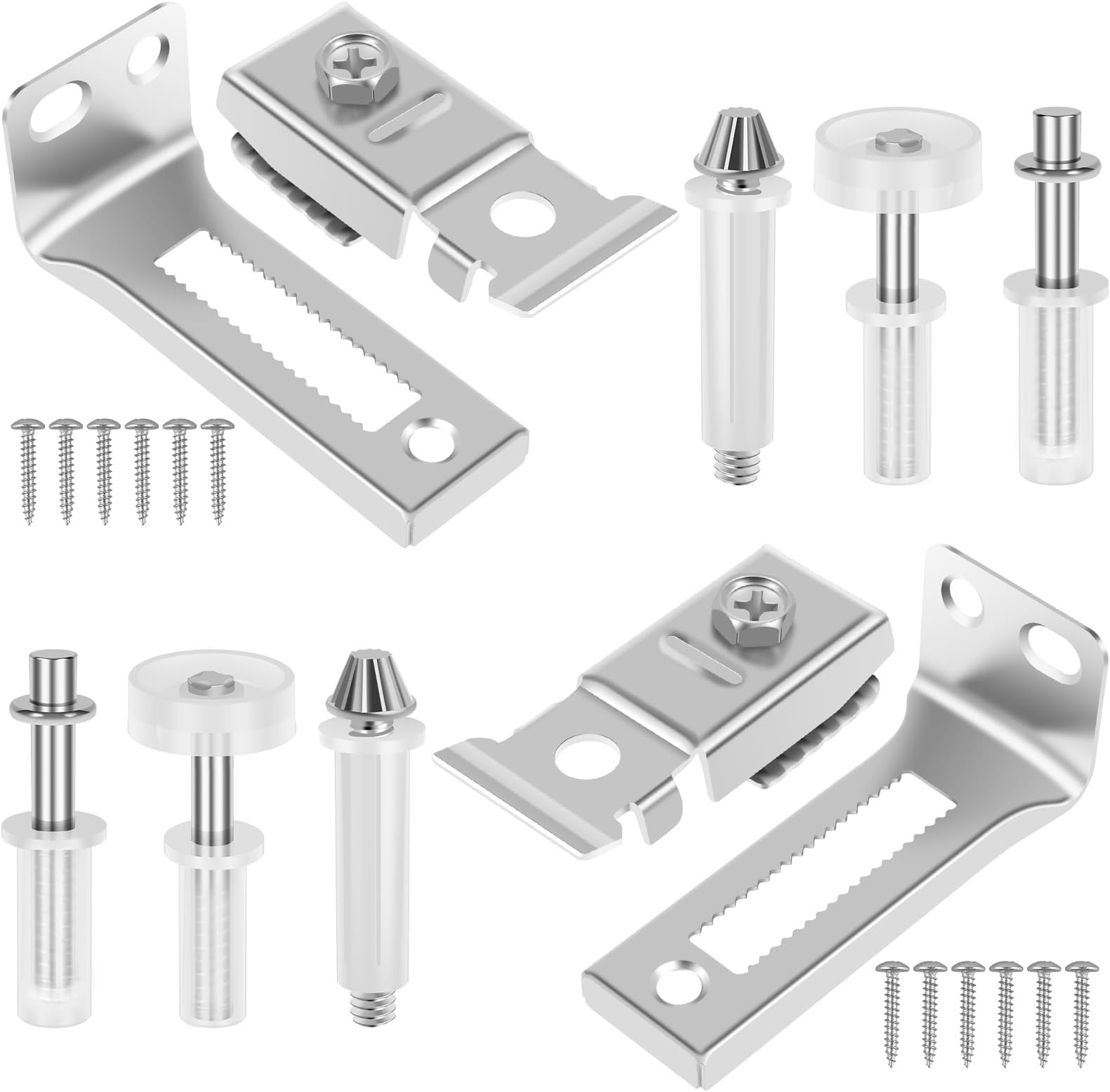 Bifold Door Hardware Repair Kit,2 Pack Closet Doors Hardwares Kit with ...