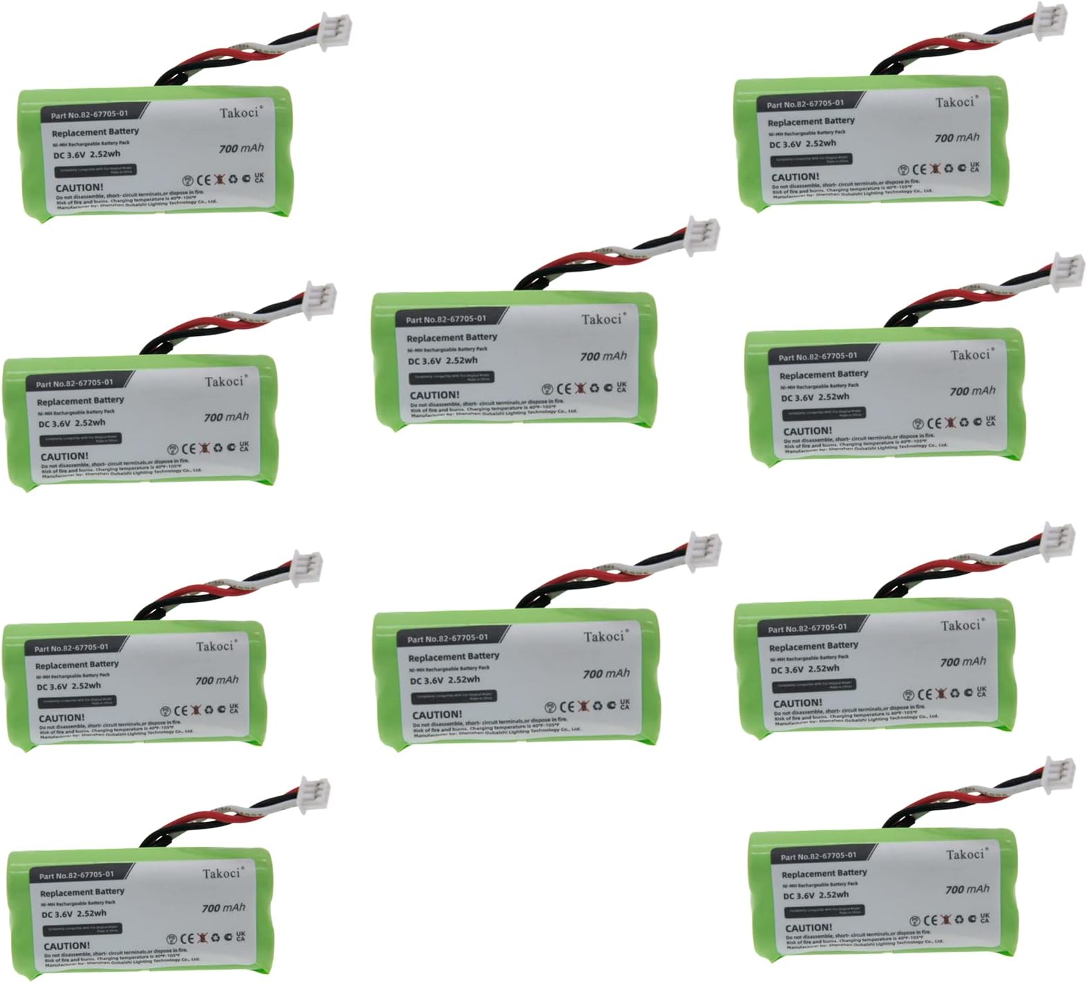 Amazon.com: Youejoeq (10-Pack) Replacement Battery for Symbol LS4278 LS4278-M DS6878 DS6878-SR ...