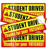 Amazon.com: psler Student Driver Magnet for Car,be Patient Student ...