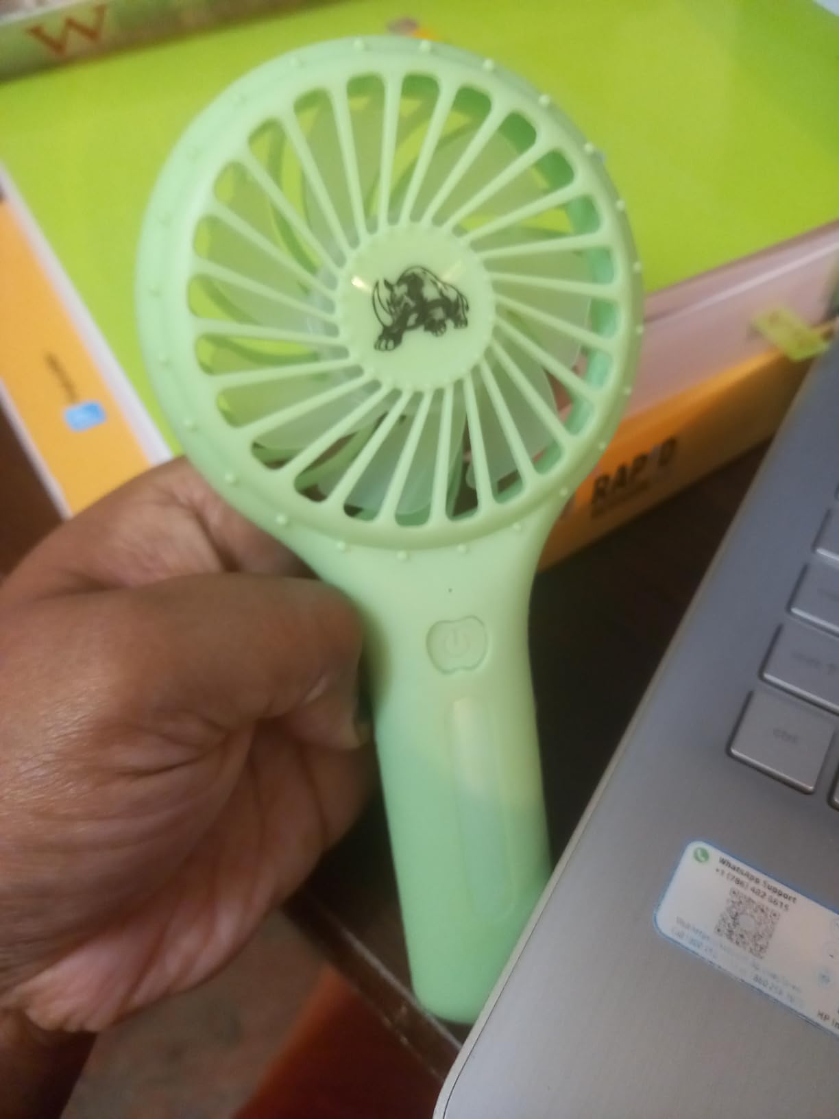 Delicate Designs Mini Portable USB Hand Fan Rechargeable Battery ...