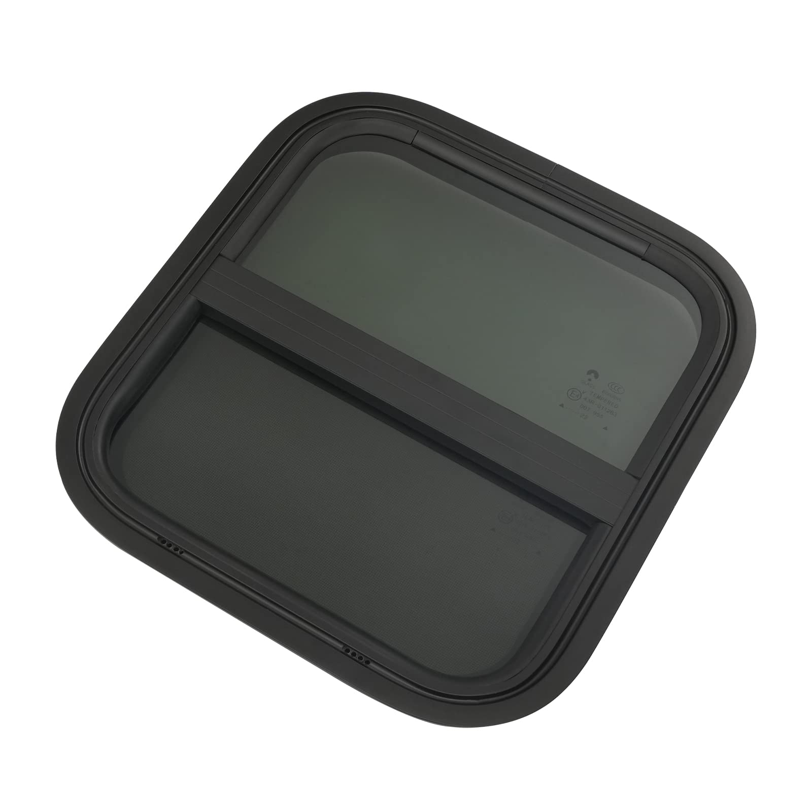 Amazon.com: Black RV Window Vertical Sliding Includes Mounting Kits and ...