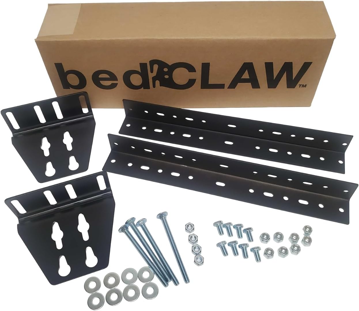 Amazon.com: bedCLAW Bed Frame Footboard Attachment Kit with Combo Bag ...