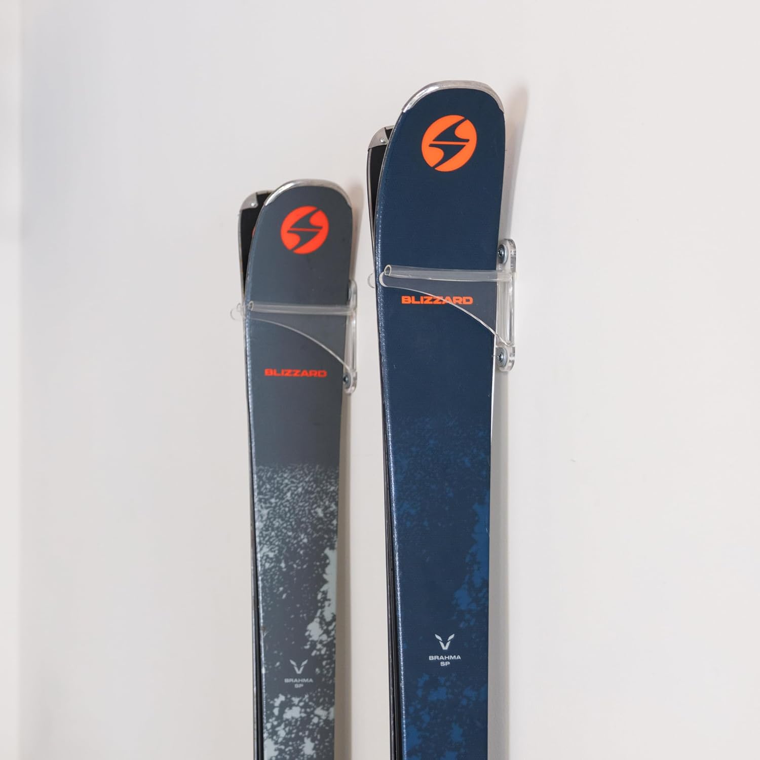 Amazon.com: StoreYourBoard Floating Ski Wall Mount 2 Pack, Clear ...