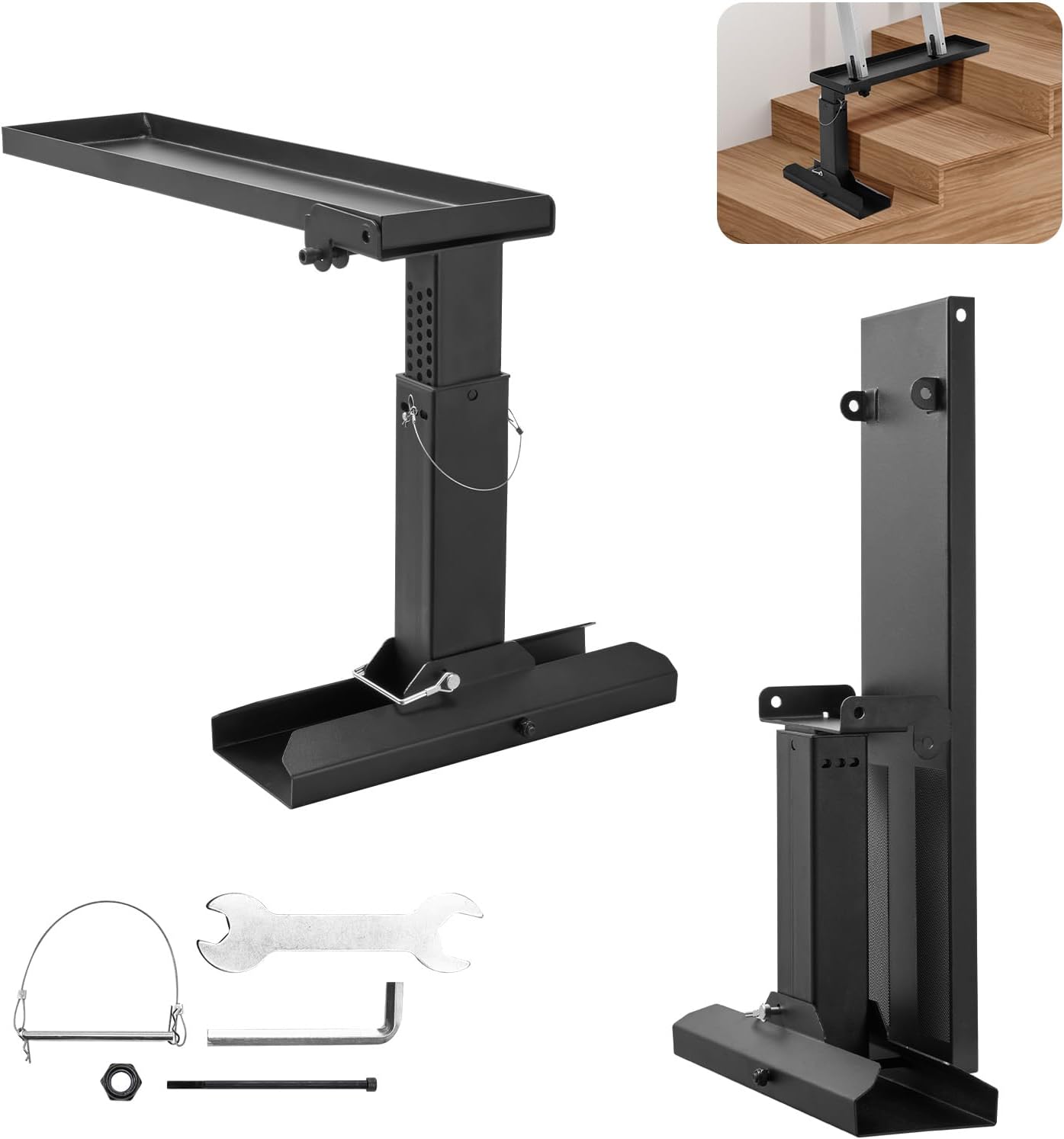 Heavy-Duty Ladder Extender Pro, High Strength Ladder Stabilizer for ...