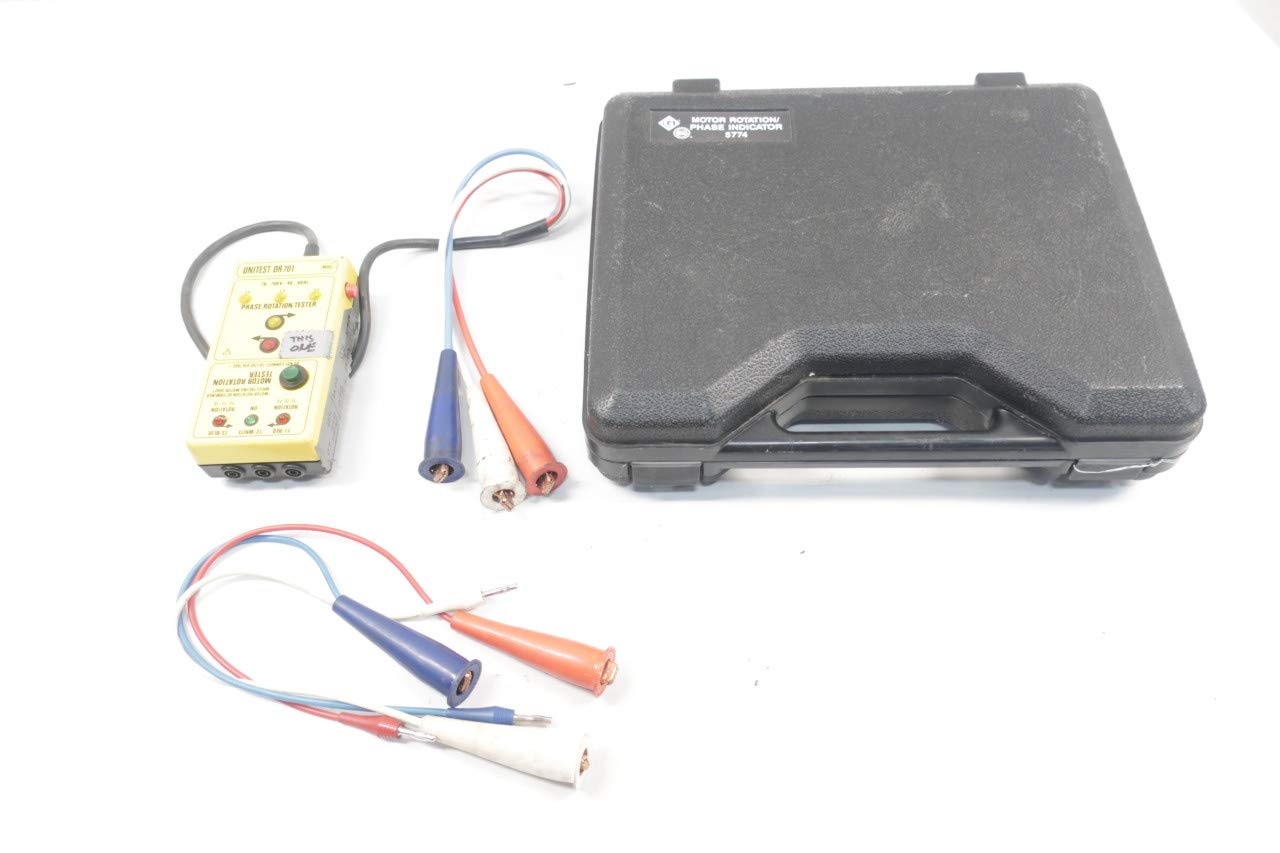 Amazon.com: UNITEST 5774 Motor Rotation/Phase Indicator 5774 D653394 ...