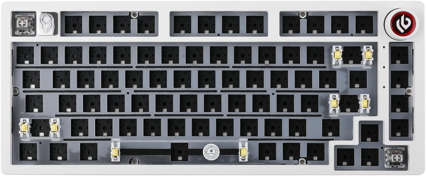 Amazon.com: EPOMAKER x Feker Galaxy80 Gaming Keyboard Kit, Aluminum ...