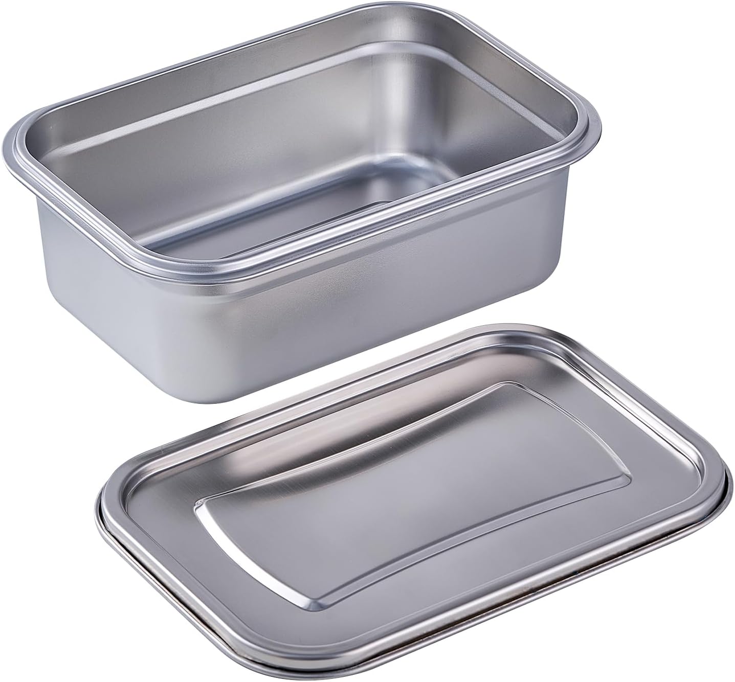 Amazon.com: CozyState 3 Inch Deep Loaf Pan with Lid,304 Stainless Steel ...