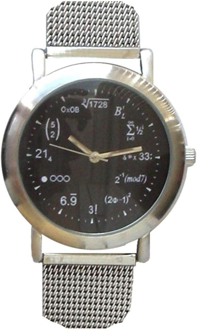 Amazon.com: Math Dial Watch Shows Physics Equations on The Black Dial ...