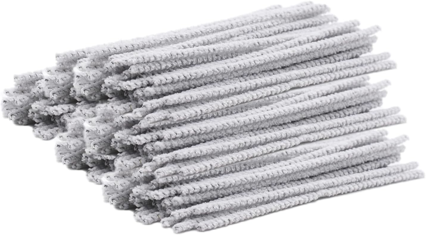 Amazon.com: INTOMYTH White Soft Bristle Pipe Cleaners, 6 Inch Pipe ...