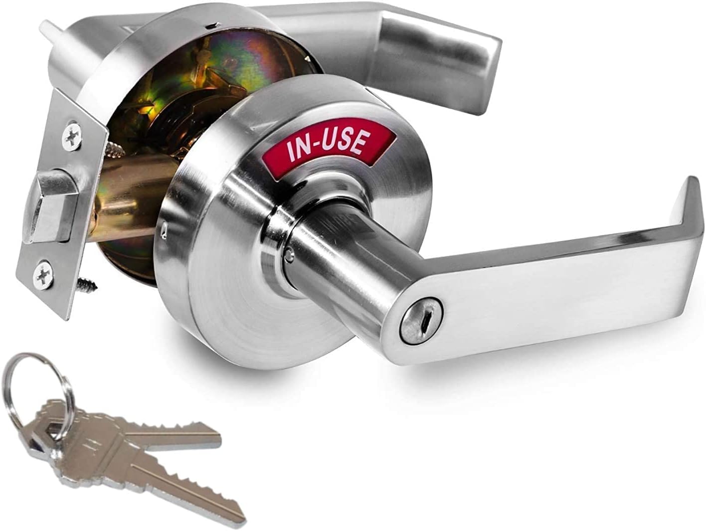 VIZILOK Privacy Indicator Lock with Keys C3FE, Large In-Use or Vacant ...