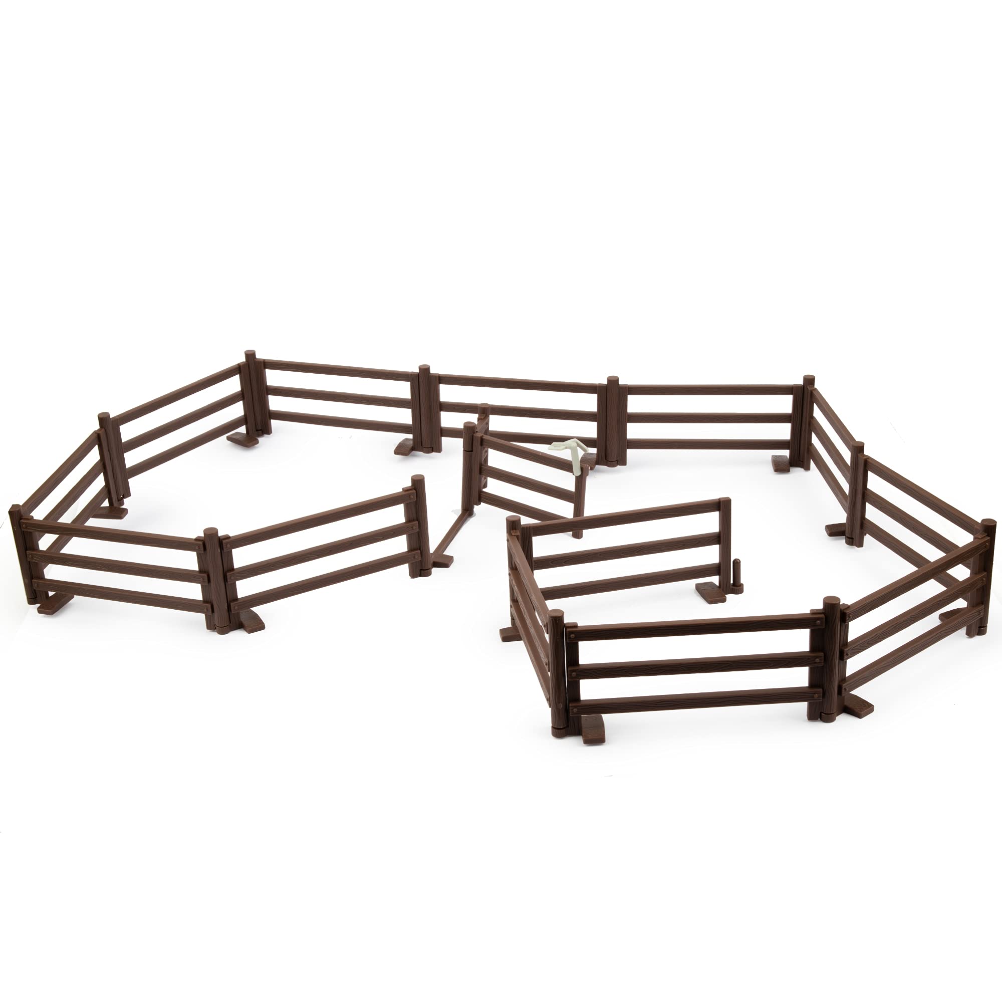 Snapklik.com : Toymany 18PCS Corral Fencing Accessories Playset