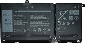 Amazon.com: EPYOBW JK6Y6 Laptop Battery 40Wh Compatible with Dell ...