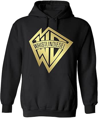 Amazon.com: WhistlinDiesel Hoodie Merch Whistlin Diesel Logo Yellow ...