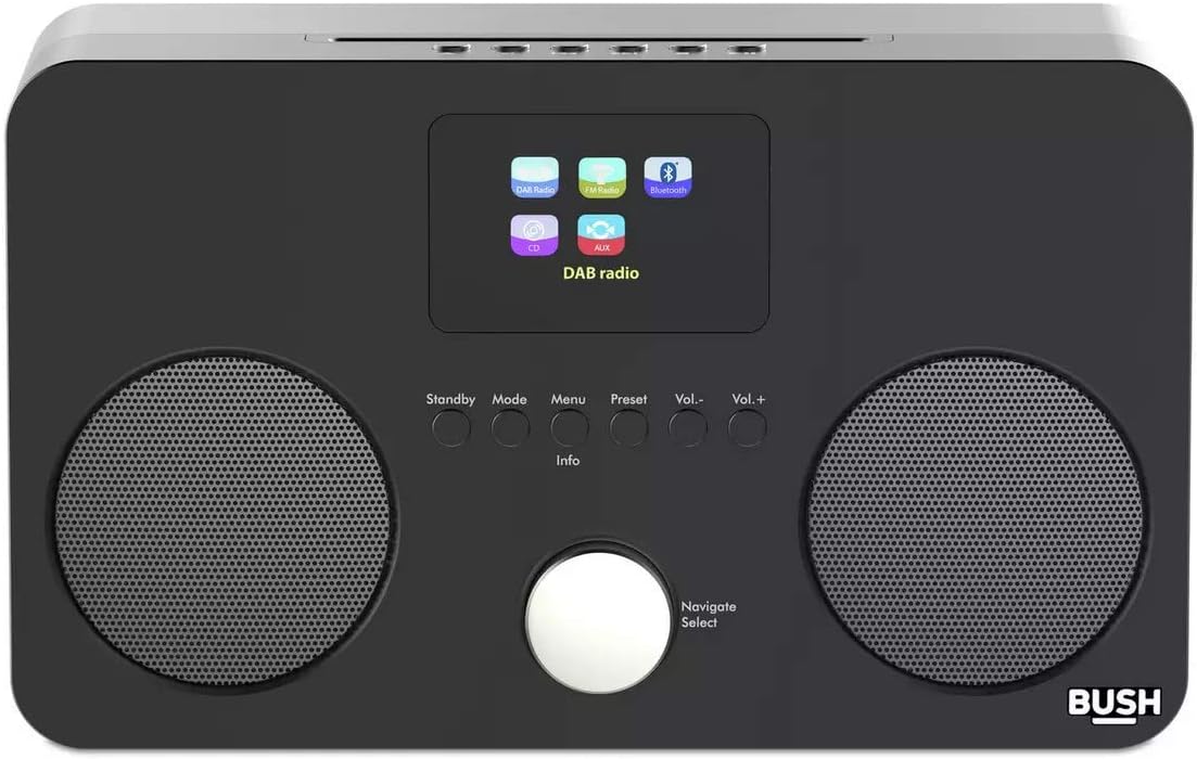 Bush All In One CD Micro System - Black: Amazon.co.uk: Electronics & Photo