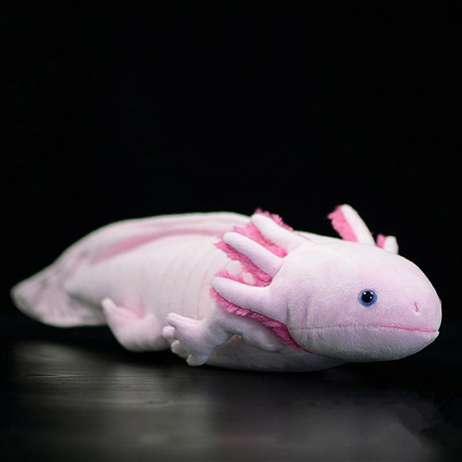 Simulation Axolotl Plush Toy 20 Soft Realistic Pink Axolotl Fish simulation-axolotl-plush-toy-20-soft-realistic-pink-axolotl-fish