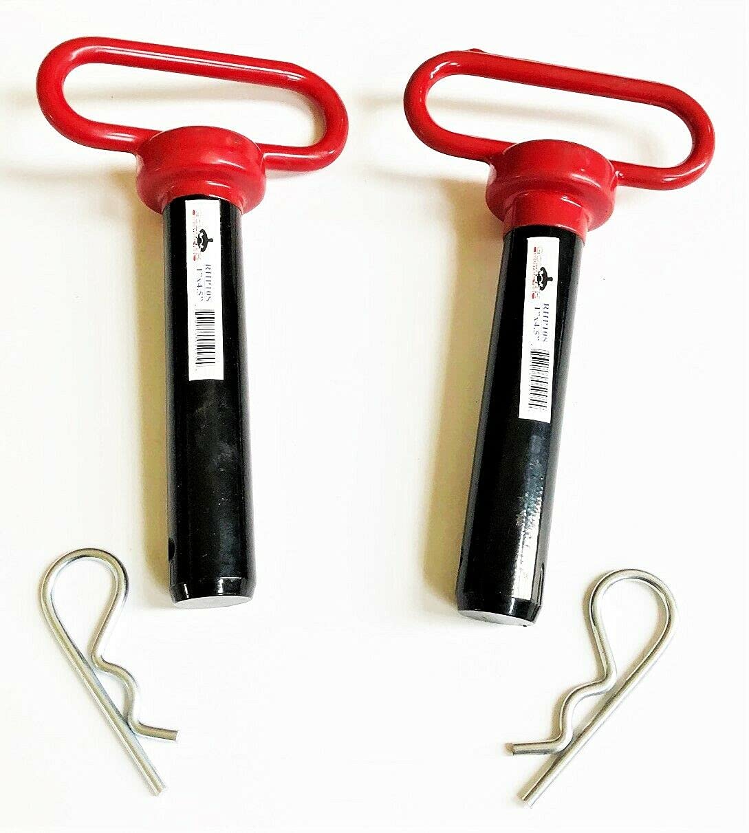 Amazon.com: 2 PCS RED Handle 1" X 5" Tractor Hitch PINS Wagon Trailer ...