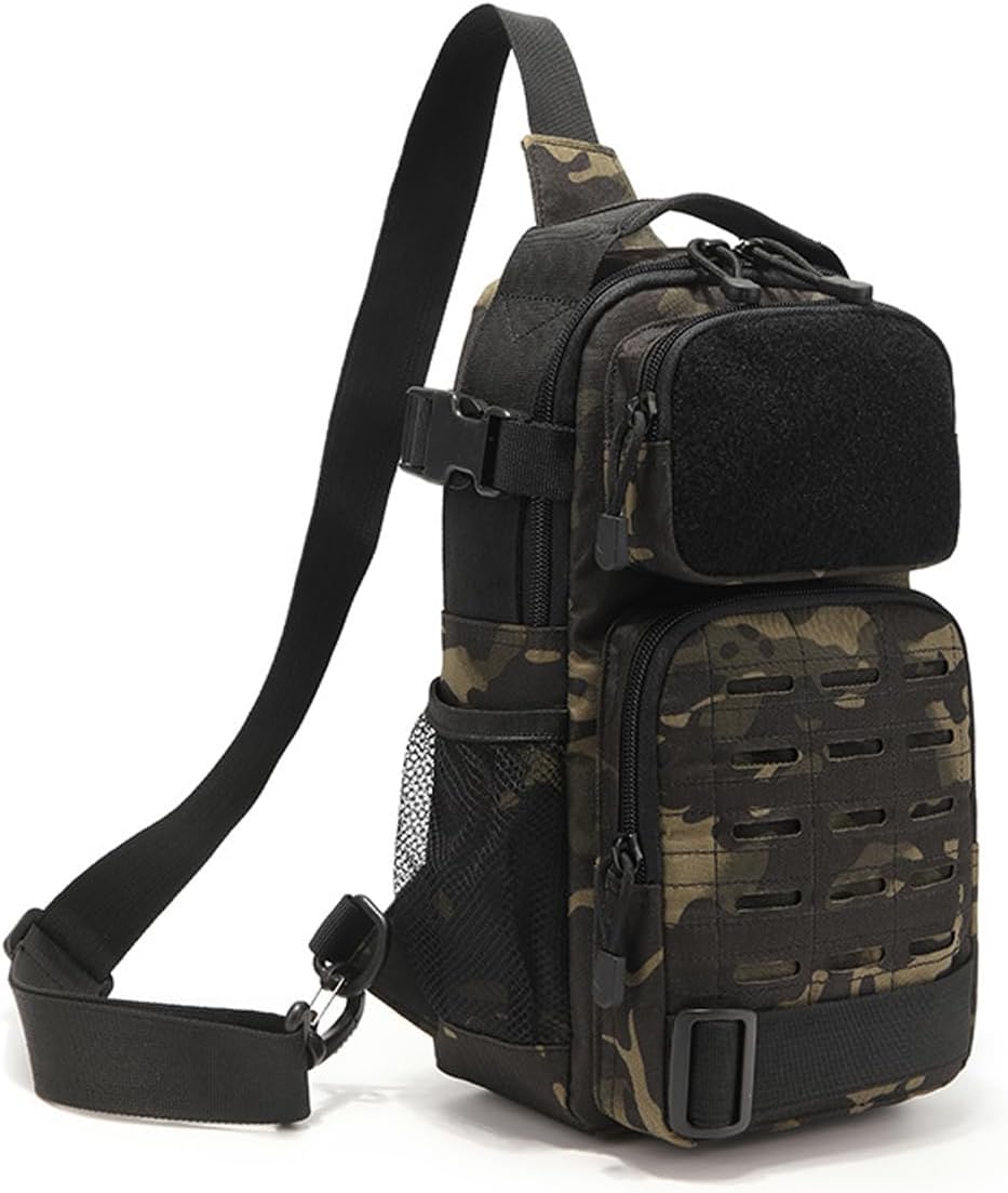 Amazon.com: SXJWISHES EDC Bag Tactical Sling Bag Backpack Molle Assault ...
