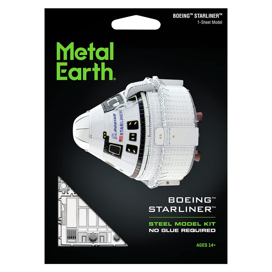 Snapklik.com : Boeing CST-100 Starliner 3D Metal Model Kit Fascinations