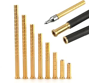 Amazon.com : SHARROW 12pcs Arrow Inserts Copper Insert Weight 38/50/100 ...