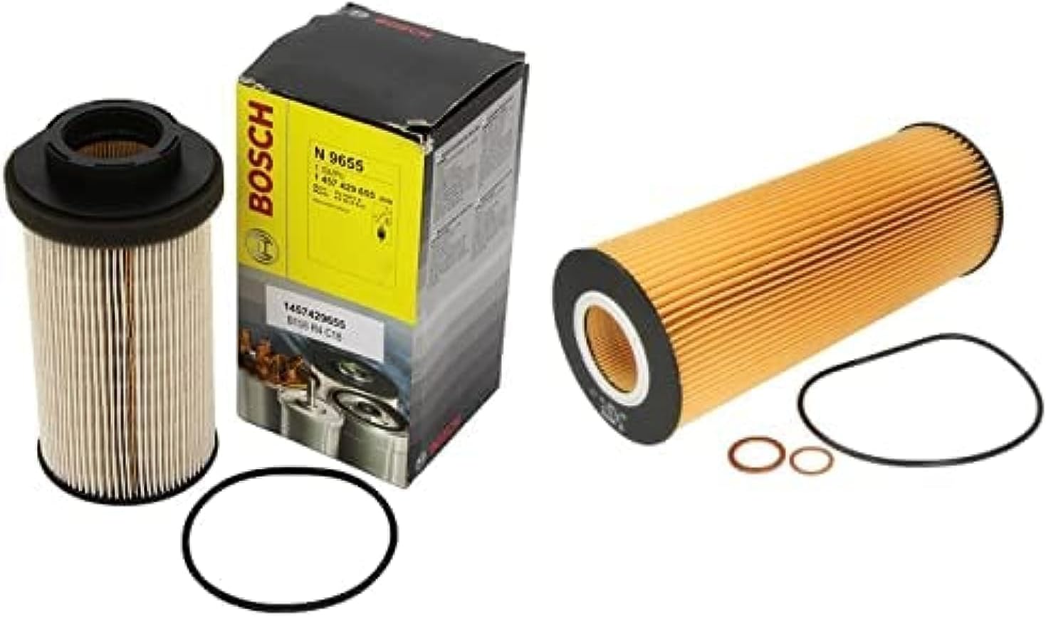 Bosch Mercedes Benz Actros MP1, MP2,MP3 Filter Set (Oil Filter + Fuel ...