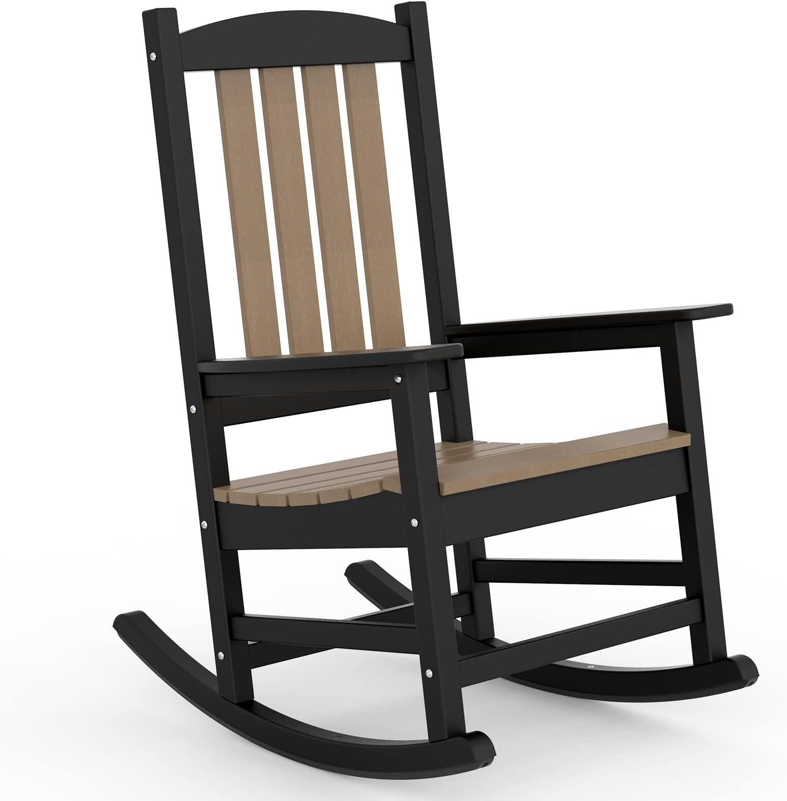 Amazon.com : OTSUN Oversized Patio Rocking Chair, All Weather Resistant ...