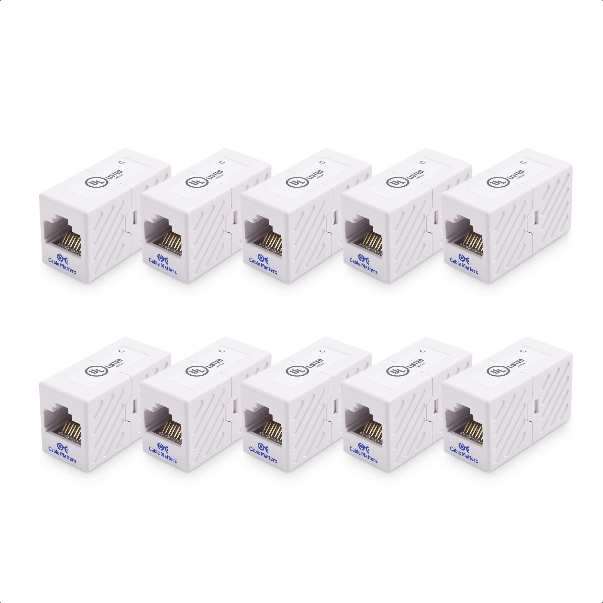 Amazon.com: Cable Matters [UL Listed] 10-Pack 10Gbps Cat 6 Ethernet ...