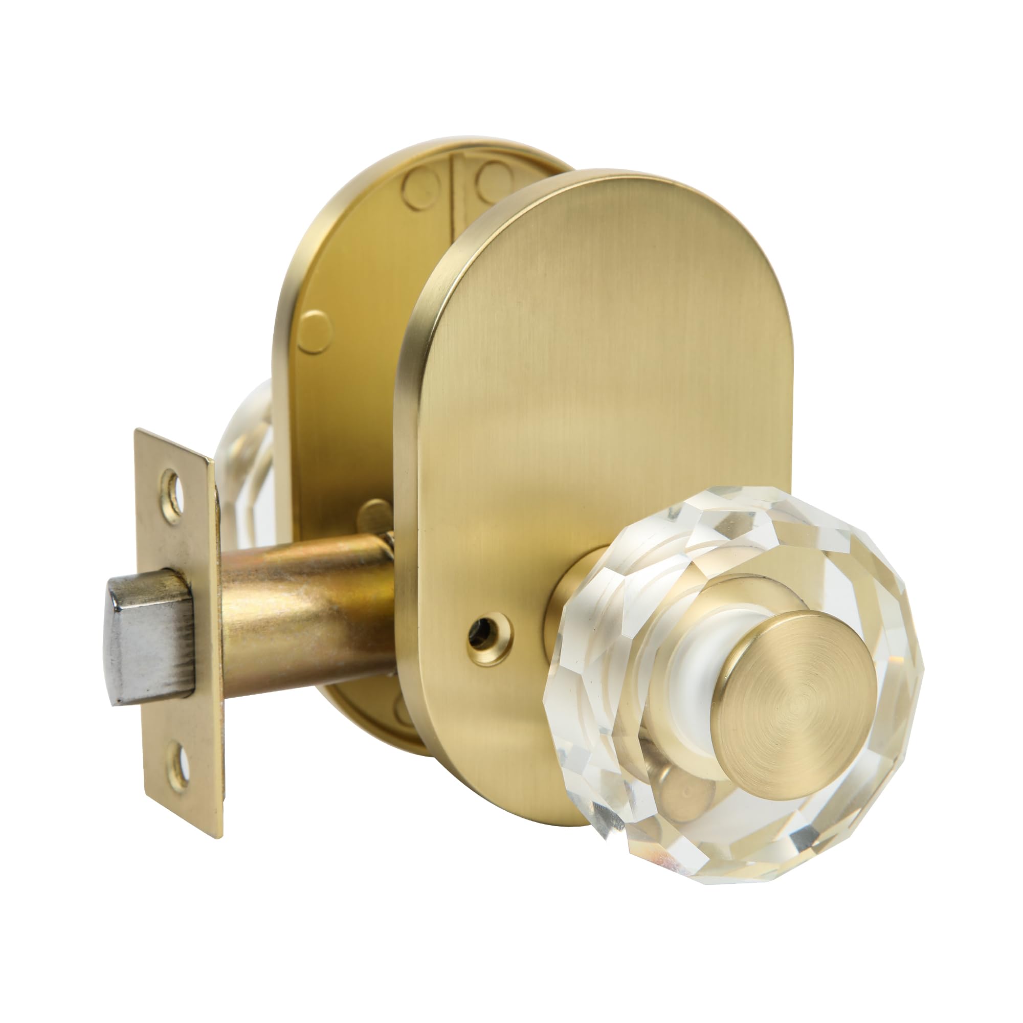 JESSTTI Gold Door Handles Interior,Privacy Door Knob for Bathroom and ...