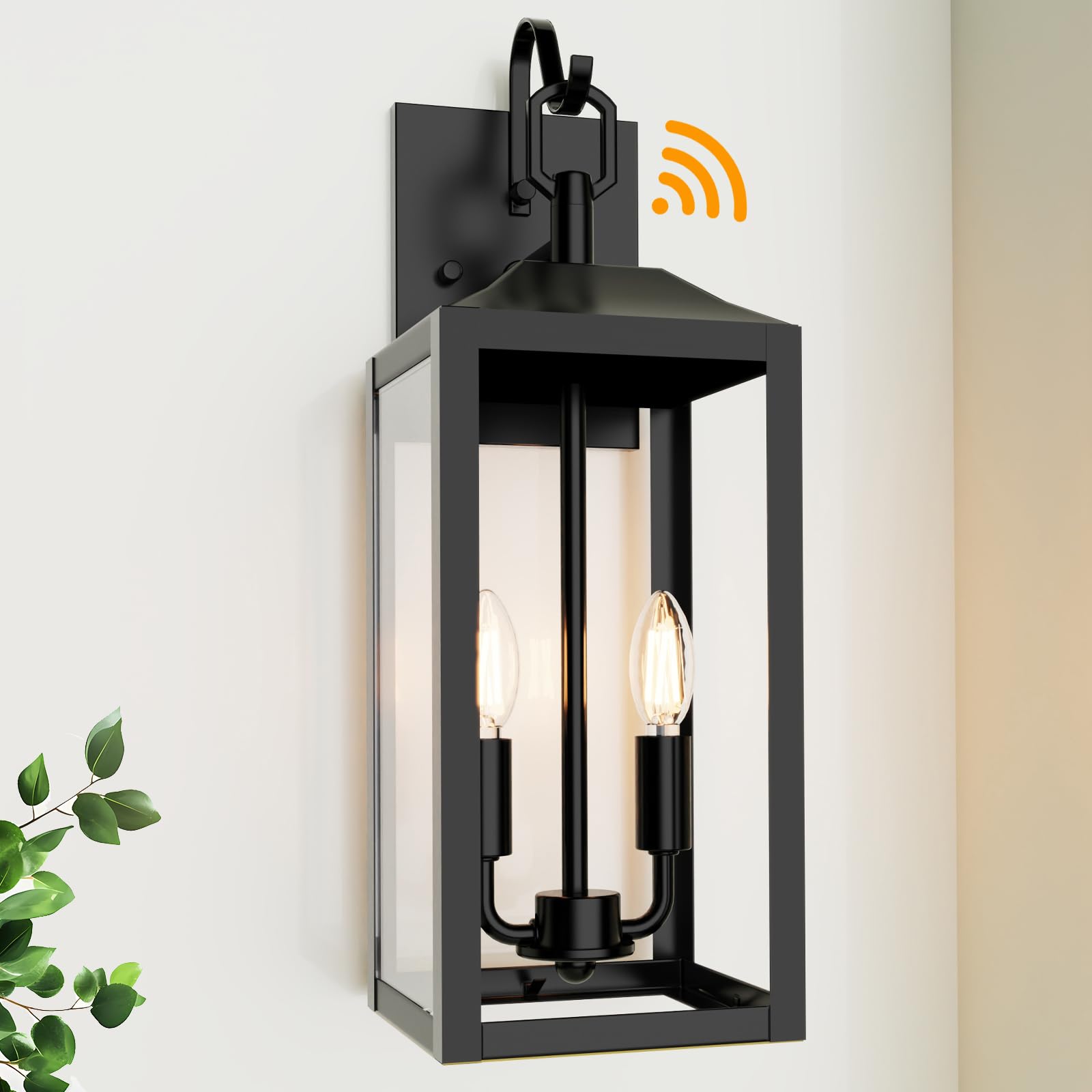 18'' Large Dusk to Dawn Outdoor Lighting, Exterior Sensor Outdoor Wall ...