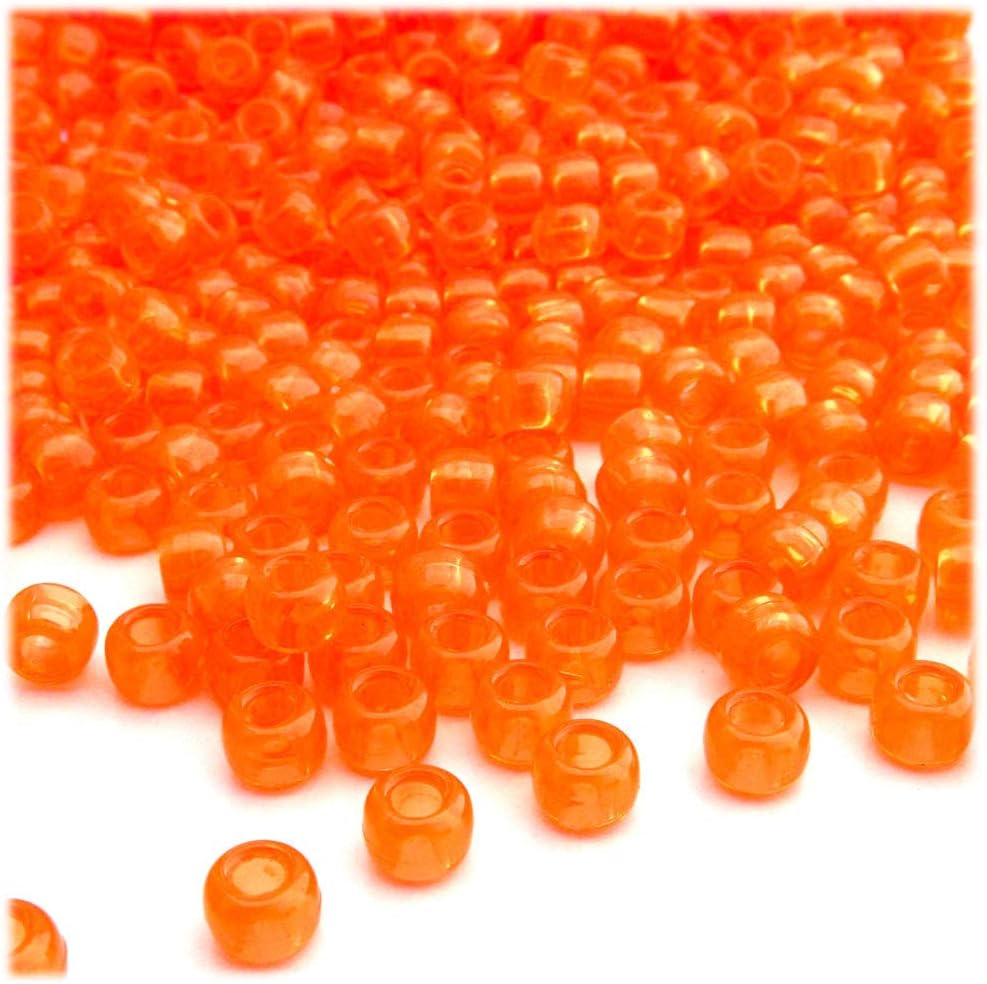 Amazon.com: The Crafts Outlet 100pc Plastic Round Transparent Pony ...