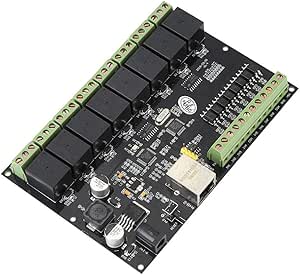 TCP/IP Relay Remote Control, Bewinner 8-Way 10A Relay Controller ...