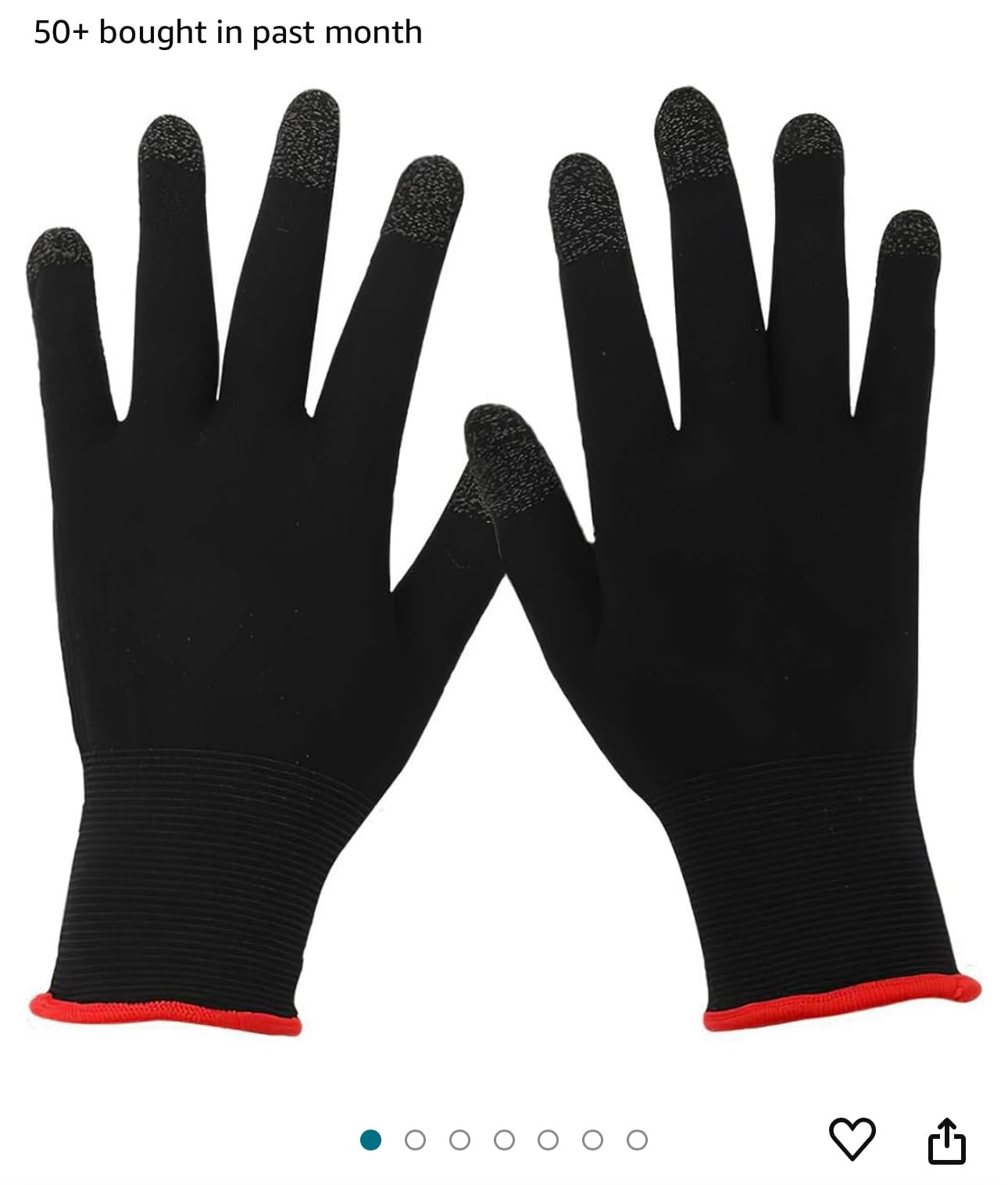 Gaming Gloves, Anti-Cold Gaming Gloves Sweat-Proof Touching Screen ...