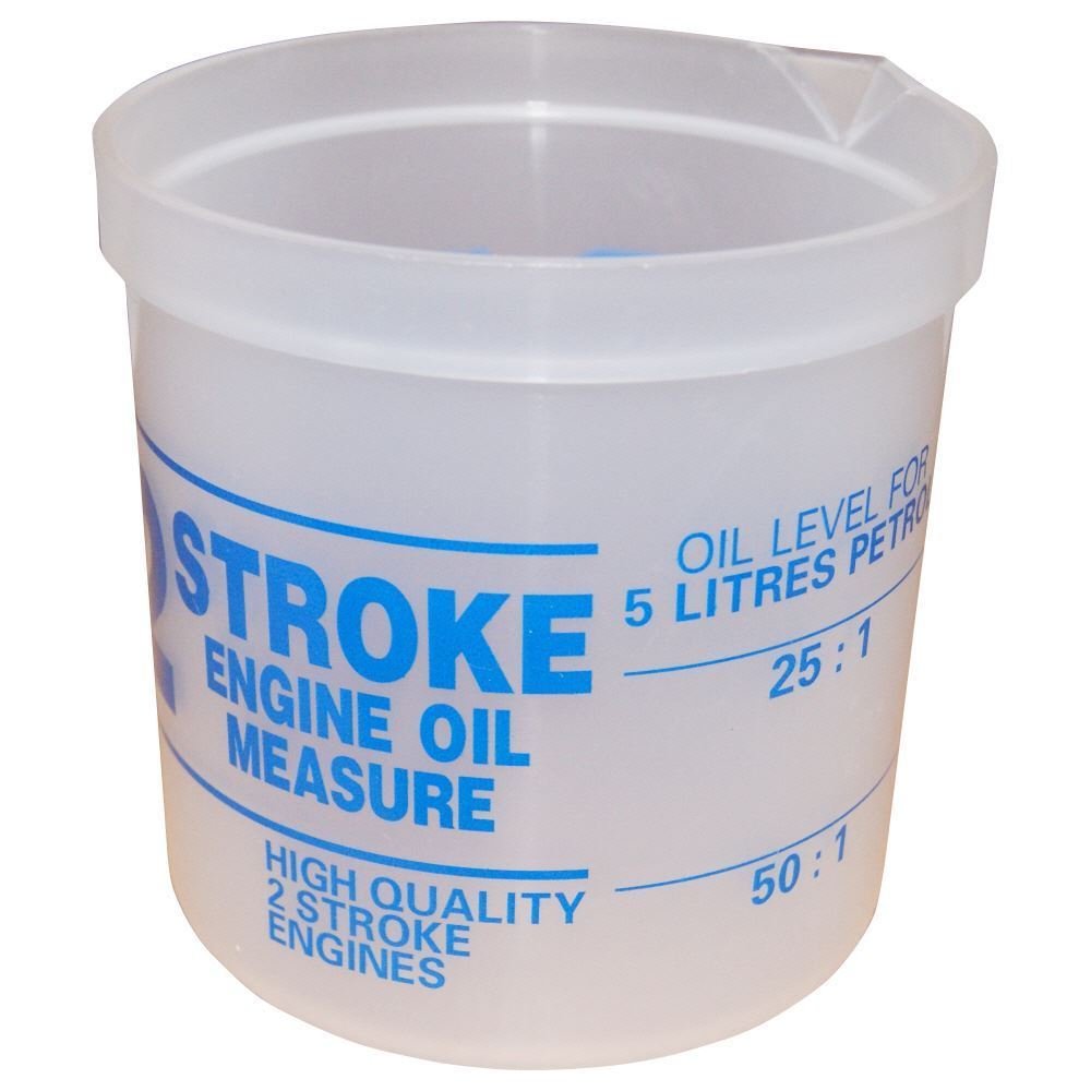 RocwooD 2 Stroke Oil Measure Measuring Jug Beaker Cup Mixing Gauge ...