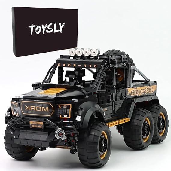Amazon.com: TOYSLY Pickup Truck M150 6x6 Car Building Kit; Cars ...