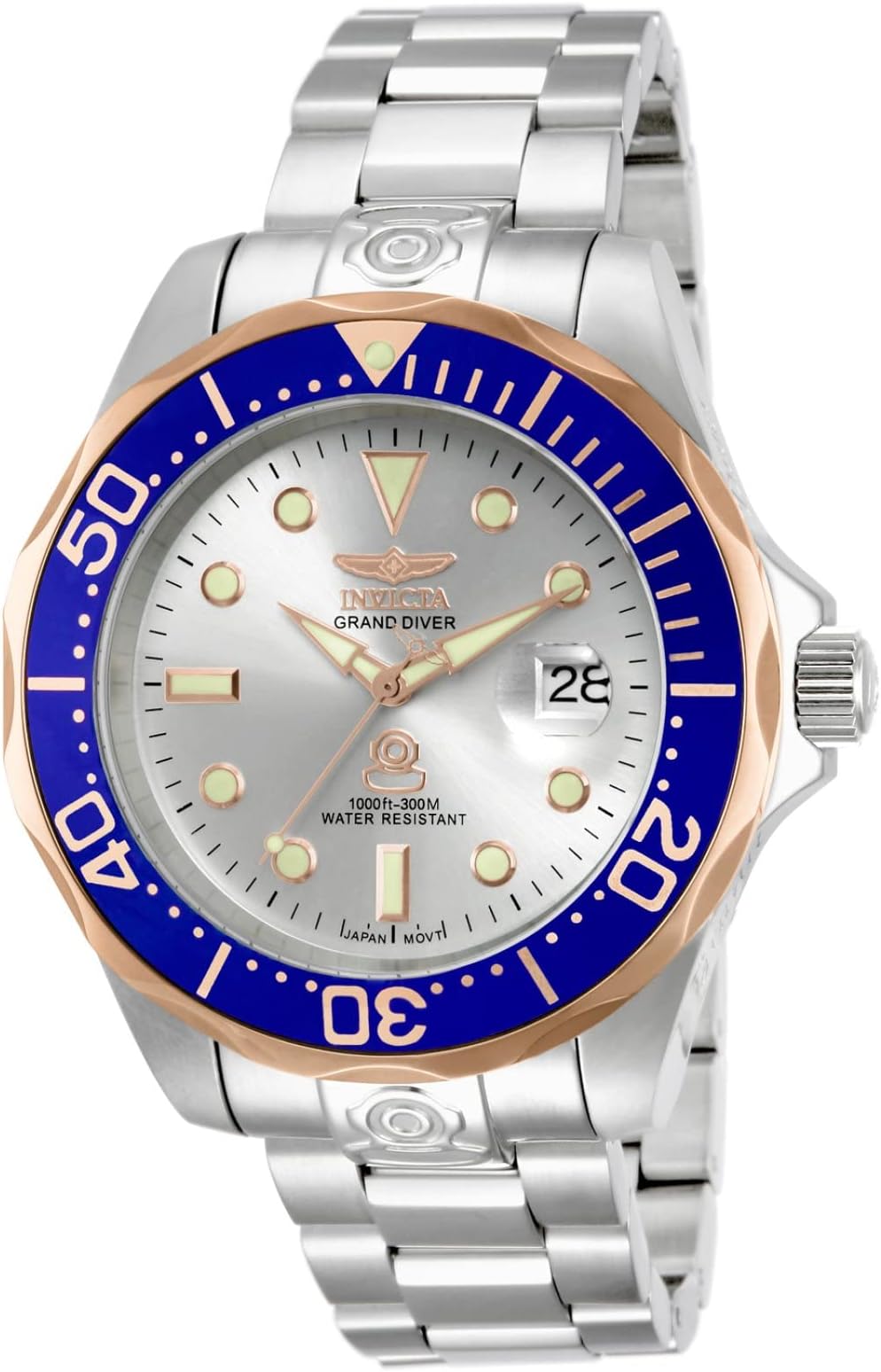 INVICTA Pro Diver Men 40mm Stainless Steel Gold Champ : Invicta: Amazon ...