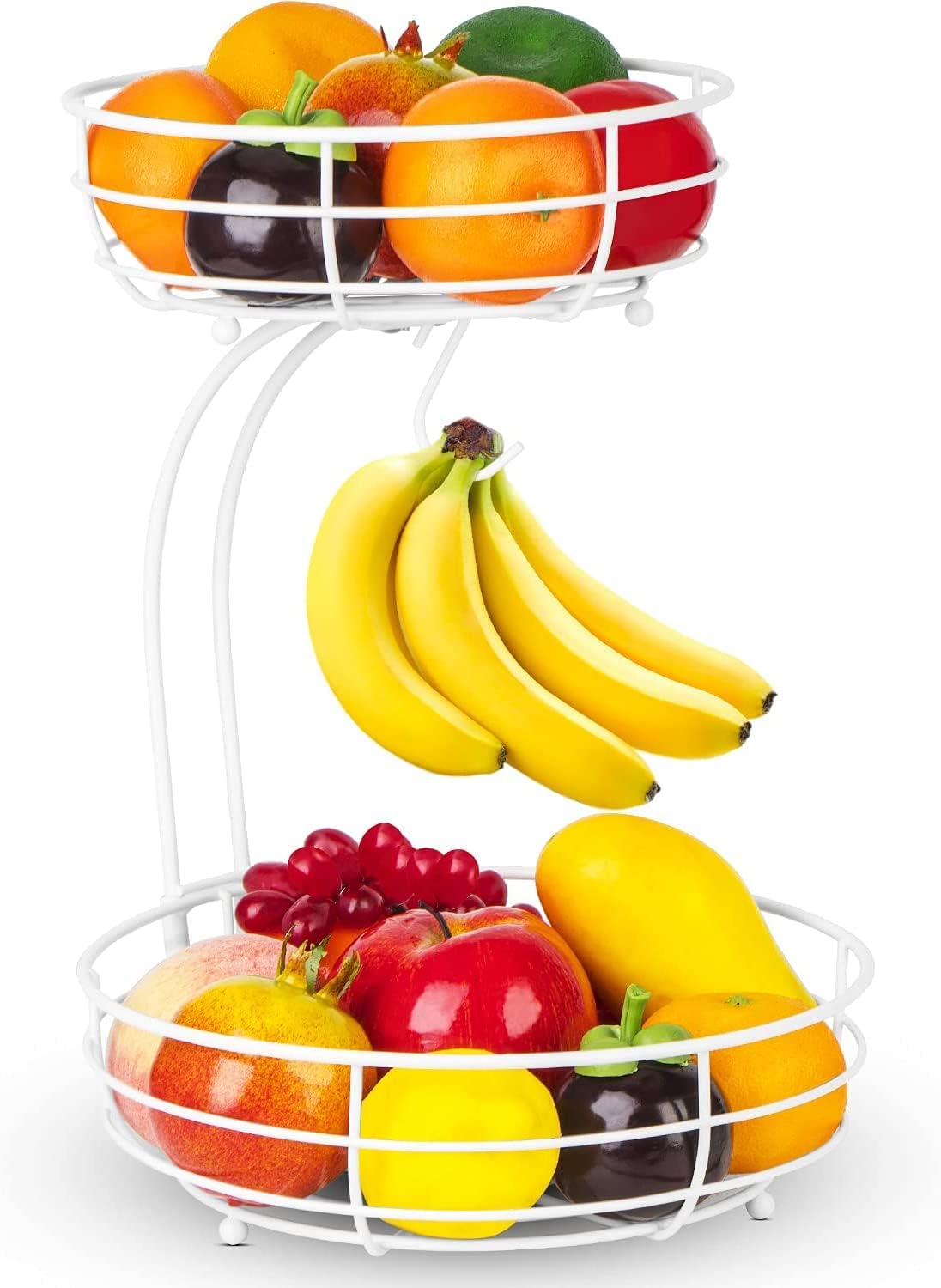 Mutool 3 Tier Fruit Bowl - Detachable Fruit Vegetable Basket - Kitchen ...