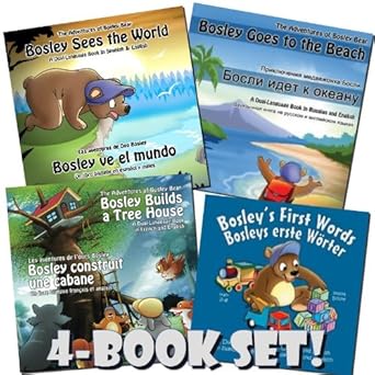 Amazon.com: 4-Book Set: The Adventures of Bosley Bear - German-English ...