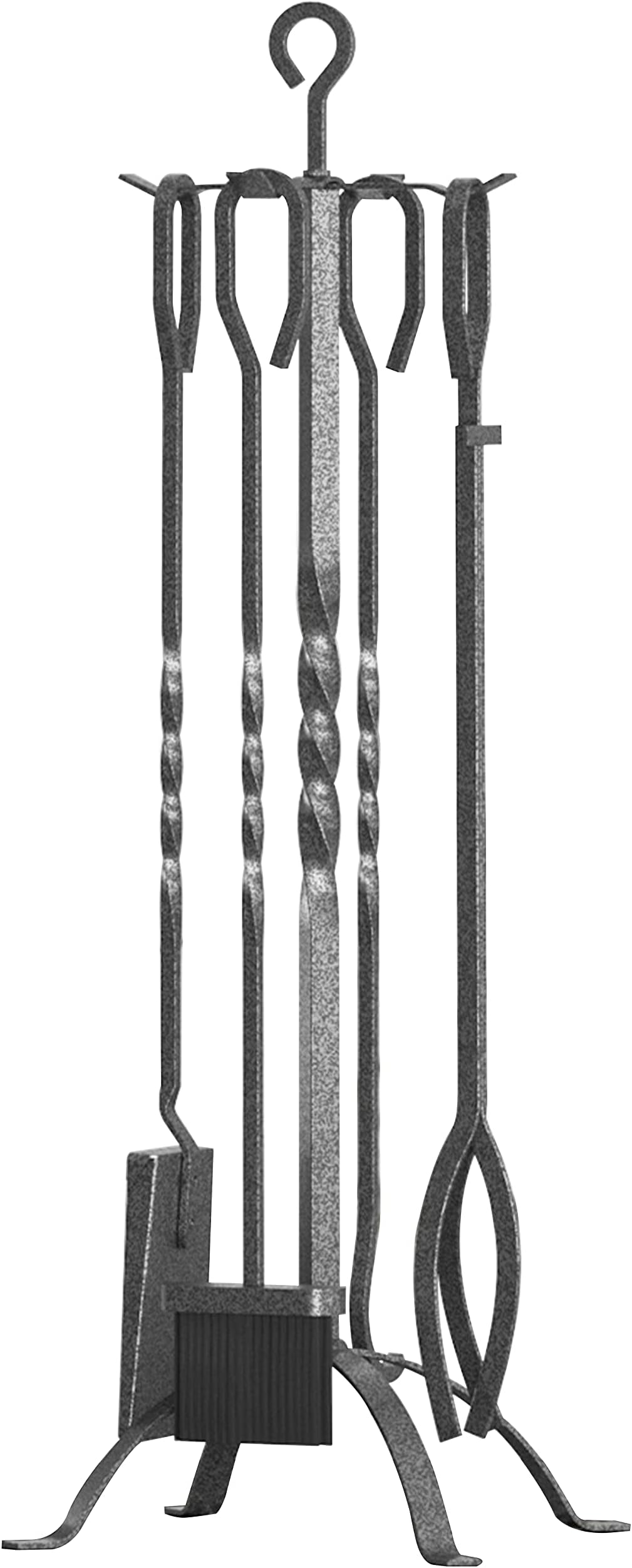 Amazon.com: Uniflame, F-1643, 5-Piece Bronze Fireplace Tools Set with ...