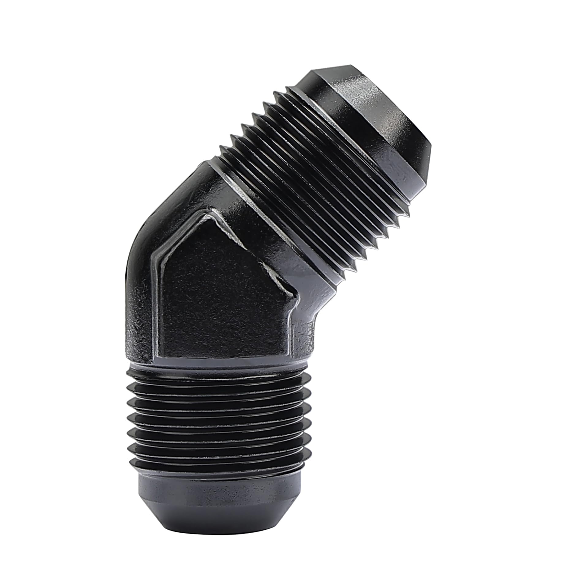 Snapklik.com : 10AN Male To Male Flare 45 Degree Union Coupler Fitting ...